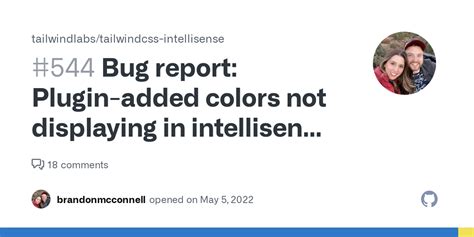 Bug Report Plugin Added Colors Not Displaying In Intellisense Pop Up