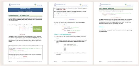 Chapter Python Loops Teaching Resources