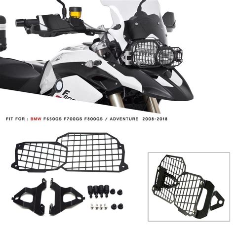 Protective Headlight Guard For Bmw F800 F700 F650 Gs Twin