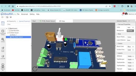 Mendesain Pcb Dengan Easyeda Part 2 Layout Pcb Youtube