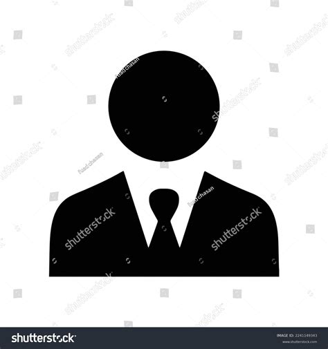 User Icon White Background Stock Vector Royalty Free 2241149343 Shutterstock