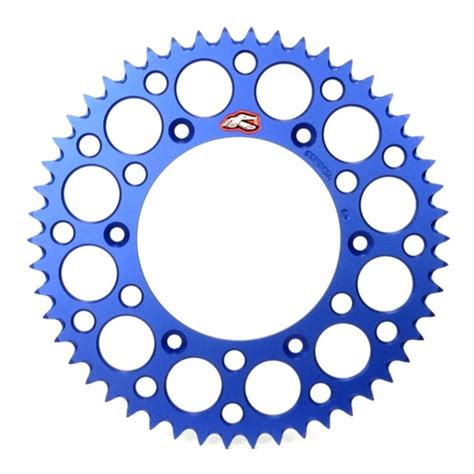 Renthal Sprocket Rear Blue 47t Alloy 7075 T6 Grooved Bidbud