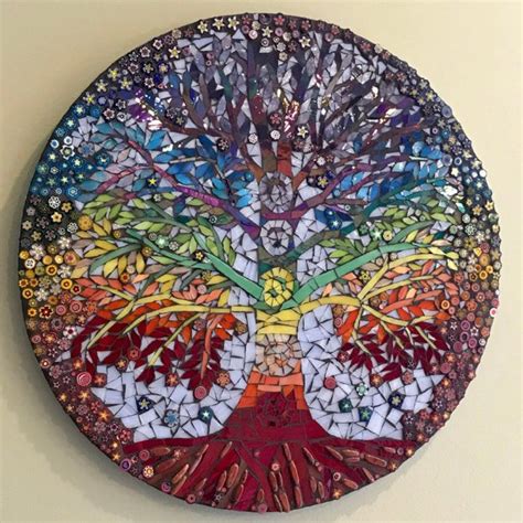 Chakra Tree Of Life Mosaic Design Study How To Mosaic Blog