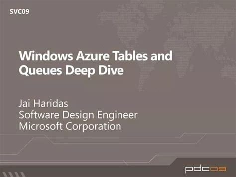 Ppt Windows Azure Tables And Queues Deep Dive Powerpoint Presentation