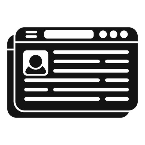 Premium Vector Web Page Icon Simple Vector Platform System Client