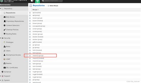 Docker安装nexus并配置maven私服docker 搭建nexus并且配置maven Csdn博客