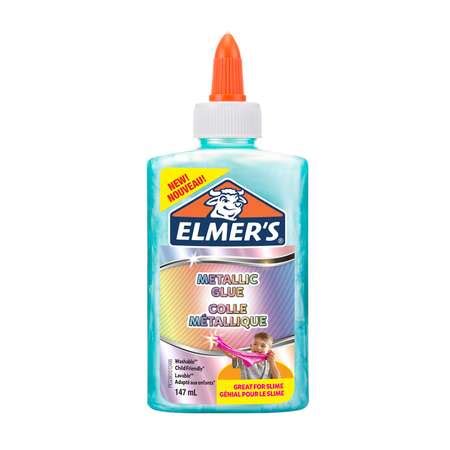Клей для слаймов Elmers Metallic Glue 147 мл Бирюзовый купить по цене ...