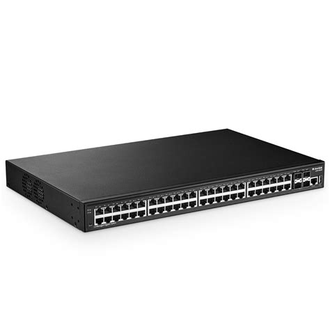 Mokerlink 48 Port Gigabit Managed Switch 48 Port Ge 4x10g Sfp 1 Console Port 1 Usb Port L3