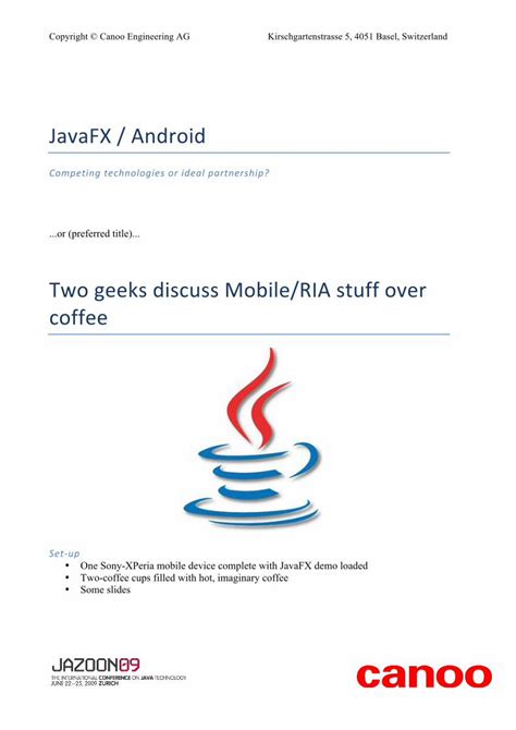 Pdf Javafx Android · Javafx Doesnt Appear To Have Much Of An