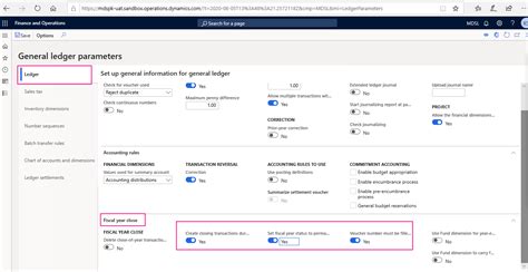 Microsoft Dynamics 365 General Ledger Fiscal Year Closing Mahmood Ul Hassan
