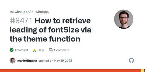 How To Retrieve Leading Of FontSize Via The Theme Function Tailwindlabs Tailwindcss