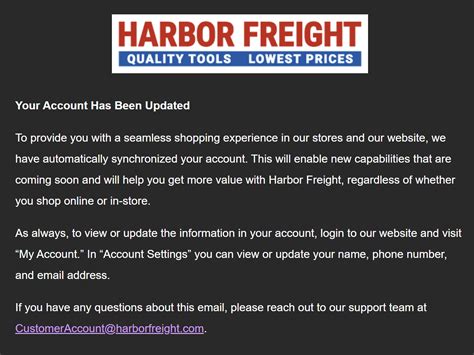 Automatically Synchronized My Account What Is This Crap Rharborfreight