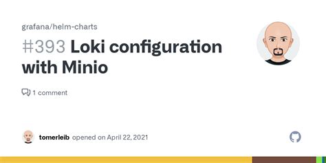 Loki Configuration With Minio · Issue 393 · Grafanahelm Charts · Github