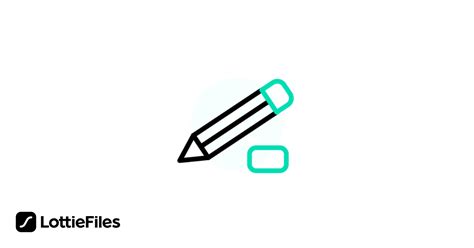 Free Pencil Icon Lottie JSON Animation Animation By Tinymotion LottieFiles
