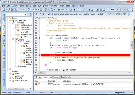 Dsv Php Editor Dsv Php Editor Is A Tool For Writing Debugging And Editing Php Scripts Software