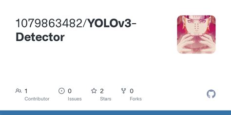 github 1079863482 yolov3 detector