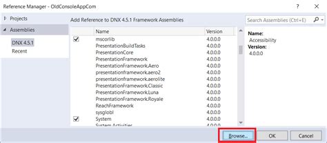 How To Add COM References In ASP NET Mvc 6 And Visual Studio 2015 Stack Overflow
