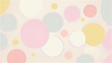 Pastel Colored Abstract Background Featuring Overlapping Circles