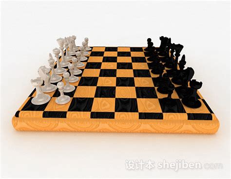 西洋棋3d模型下载 设计本3D模型下载