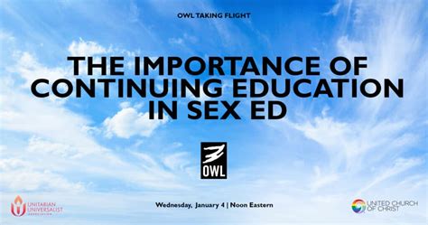 The Importance Of Continuing Education In Sex Ed United Church Of Christ