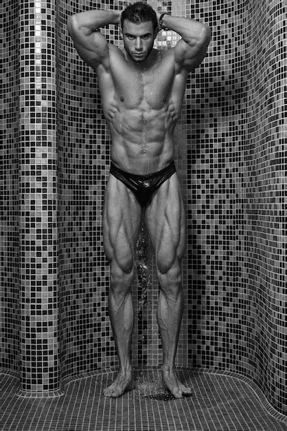 Premium Photo Young Good Looking And Attractive Man With Muscular