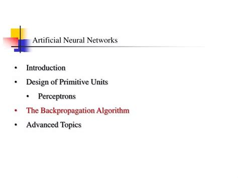 PPT Artificial Neural Networks PowerPoint Presentation Free Download ID 3920092