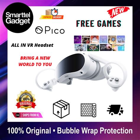 PICO 4 8GB 128GB 8GB 256GB ROM 4K Super Vision Display All In One VR Headset VR