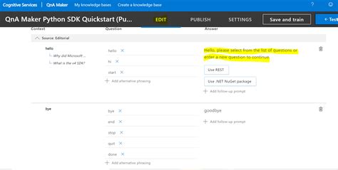 Qna Maker Is Pairing Questions It Shouldnt Microsoft Qanda