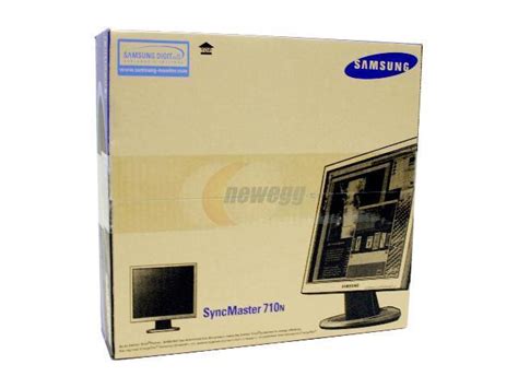 SAMSUNG 710N-2-BK Black 17" 8ms LCD Monitor 300 cd/m2 600:1 - Newegg.com