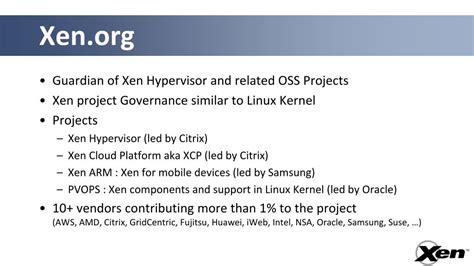 PPT Virtualization In The Cloud Featuring Xen PowerPoint Presentation ID