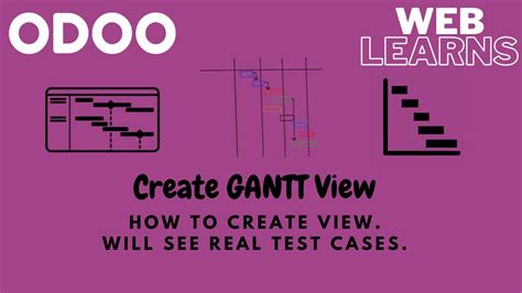 Define Gantt View In Odoo Odoo Advance View Tutorial Gantt Chart