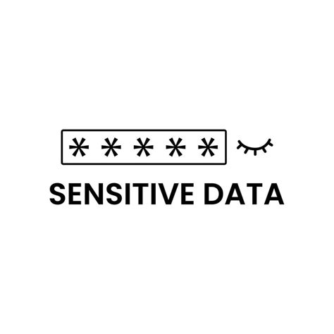 Sensitive Data Transfer Protection Online Security Icon Sign Design Vector 21844932 Vector Art