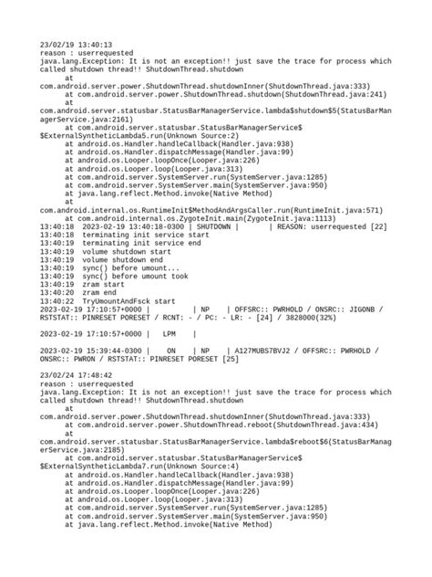 Power Off Reset Reason Backup Pdf Java Programming Language