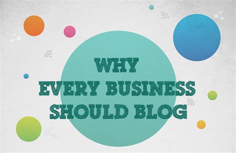 Why Every Business Should Blog [infographic] Visualistan