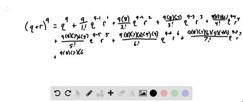 use the binomial formula to expand each binomial q r 9 numerade