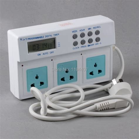 Купить AC220V-250v 50 Гц программируемый таймер реле времени socket ЕС ...