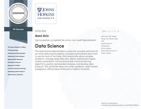 Data Science Specialization Pdf Technology And Computing