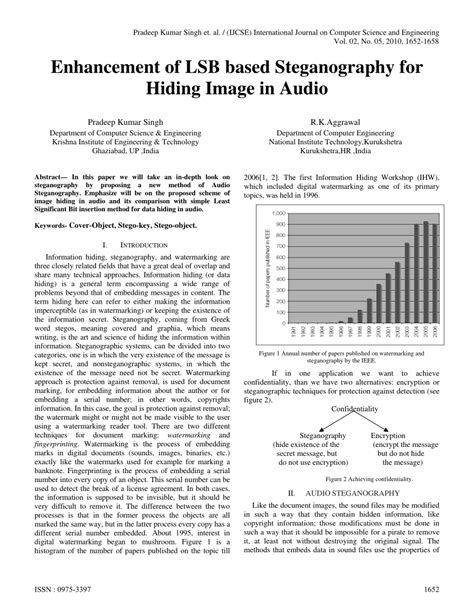 Pdf Enhancement Of Lsb Based Steganography For Hiding Image In Audio