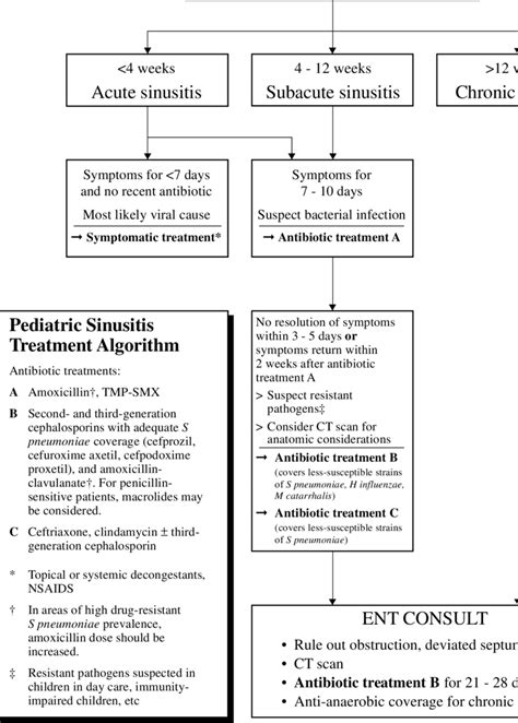 Algorithm For Selecting Antimicrobial Therapy For Acute Sinusitis In