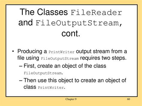Streams And File Io Chapter 9 Chapter Ppt Download