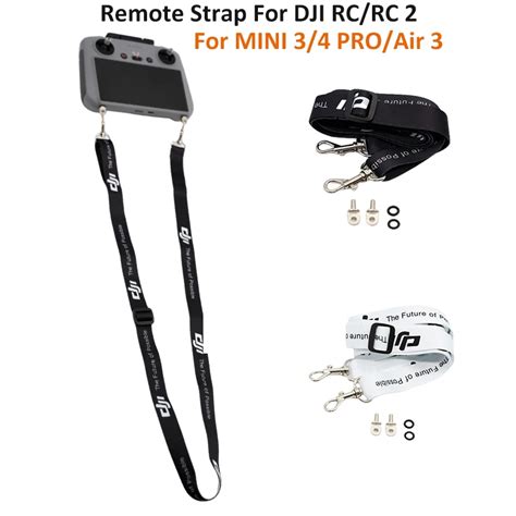 Dji 미니 34 프로 에어 3 용 넥 스트랩 랜야드 W 나사 매빅 Rc 2 리모컨 드론 액세서리 티몬