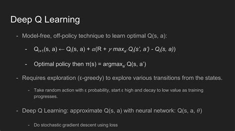 Practical Reinforcement Learning With Tensorflow Pptx