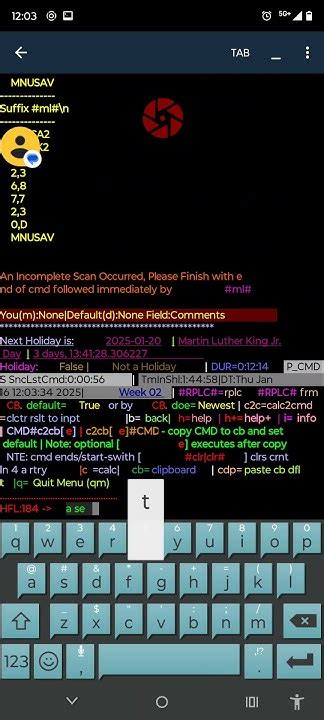 Using The Ml Line Starter For Multi Line Input In Mobileinventorycli