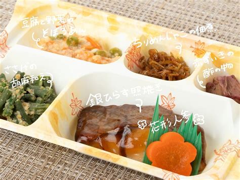 宅配クック123【配食サービス 弁当 健康寿命の延伸】 ——————— 【8月30日（金）夕食 ☽】 業界初‼️「医師推奨マーク」取得 🙌🏻 ＊銀ひらす照焼き🐟 ＊花形人参🥕💮 ＊ささげの