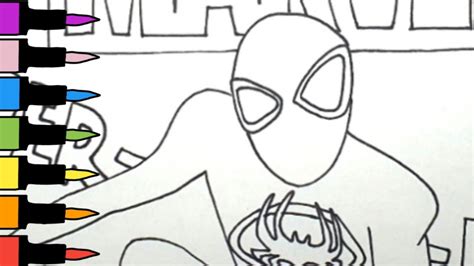 스파이더맨 어크로스 더 유니버스 색칠페이지 Spider Man Across The Spider Verse Coloring Pages Youtube
