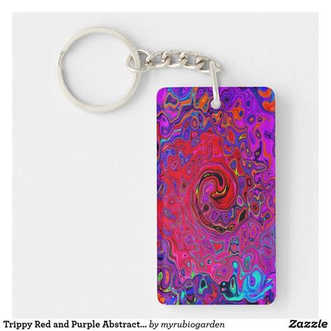 Red Keychains No Minimum Quantity Zazzle Keychain Purple