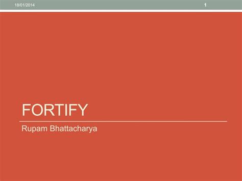 fortify source code analyzer pptx