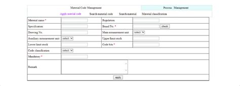 The Material Code Application Interface Download Scientific Diagram