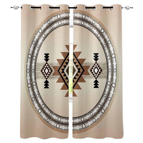Aztec Southwest Blackout Curtains For Bedroom Living Room Thermal