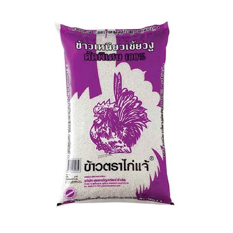 ไก่แจ้ ข้าวเหนียวเขี้ยวงูคัดพิเศษ 100 1 กิโลกรัม Allonline